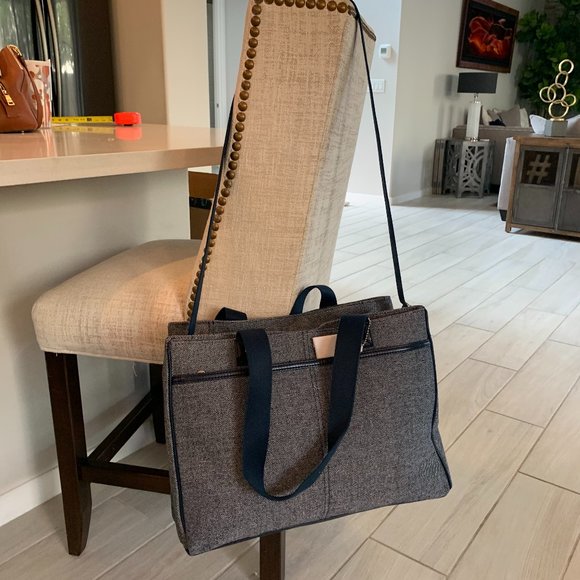 thirty-one | Bags | Thirtyone Suite Success Tote In Navy Tweed Nwt ...